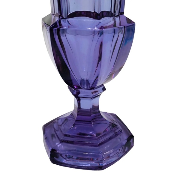 Moser | Art | Moser Glass Neodymium Alexandrite Crystal Trumpet Vase ...